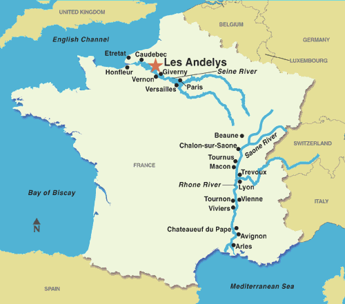 Les Andelys France Map