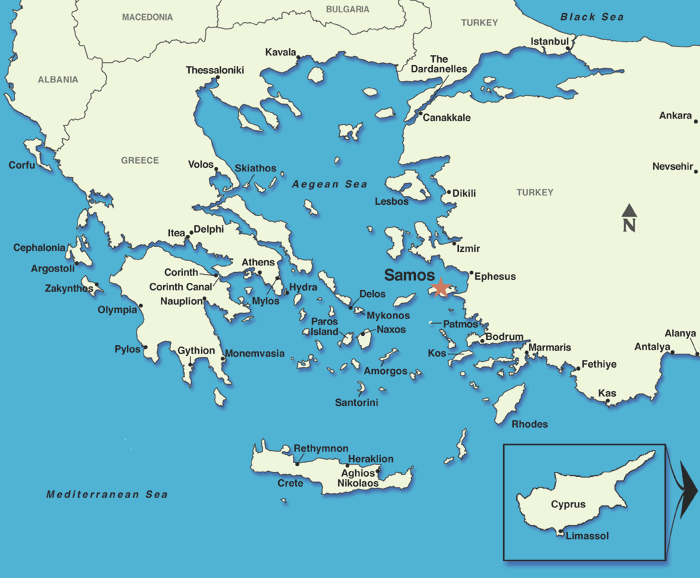 Samos, Grécia - Cruzeiros com Desconto, Cruzeiros de Último Minuto ...